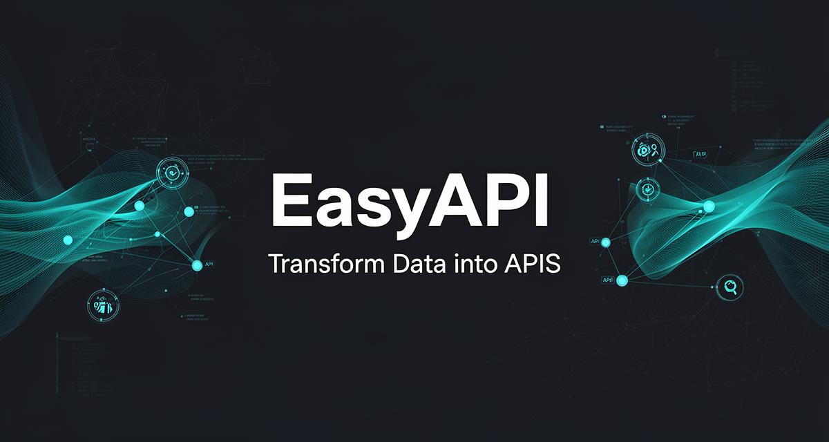 Turn Data into APIs | No-Code API Builder | EasyAPI
